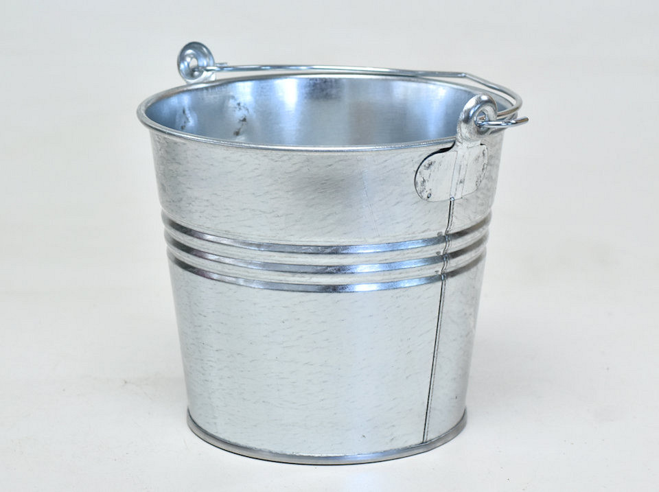 Zinc Bucket H14cm | Decofleur